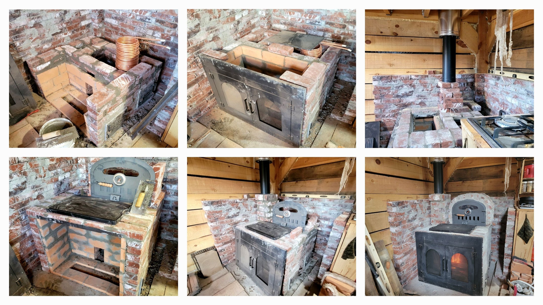 How I Built My Masonry Heater / Russian Stove Fireplace (Step-by-Step ...